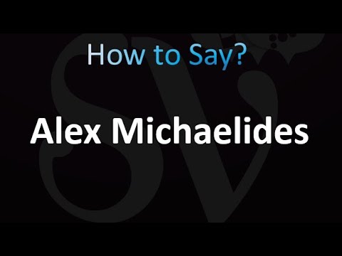 How to Pronounce Alex Michaelides (correctly!)