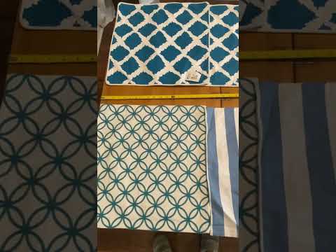 Blue and White Pillow Covers