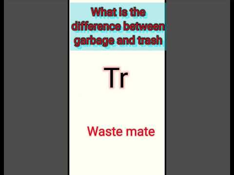 What is the difference between garbage and trash?  @pwcaxiomedutech