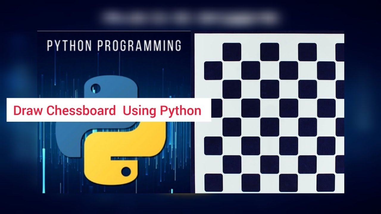 Chessboard Using Matplotlib(Impressive)
