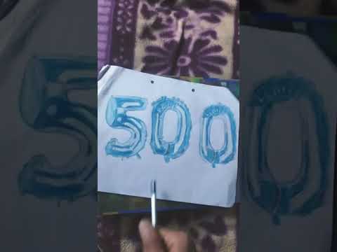 ????500 subscriber complete #thank you#shorts #art #viral #subscriber special video
