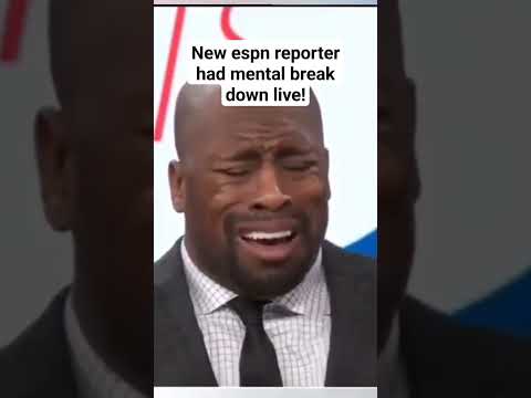 new espn reporter has mental break down live #nfl #football #espn #sports #reels #shorts