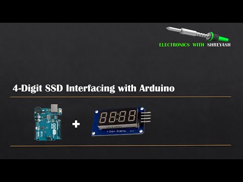 Interface 4-digit SSD with Arduino | Simulation | Used shift register 74HC595