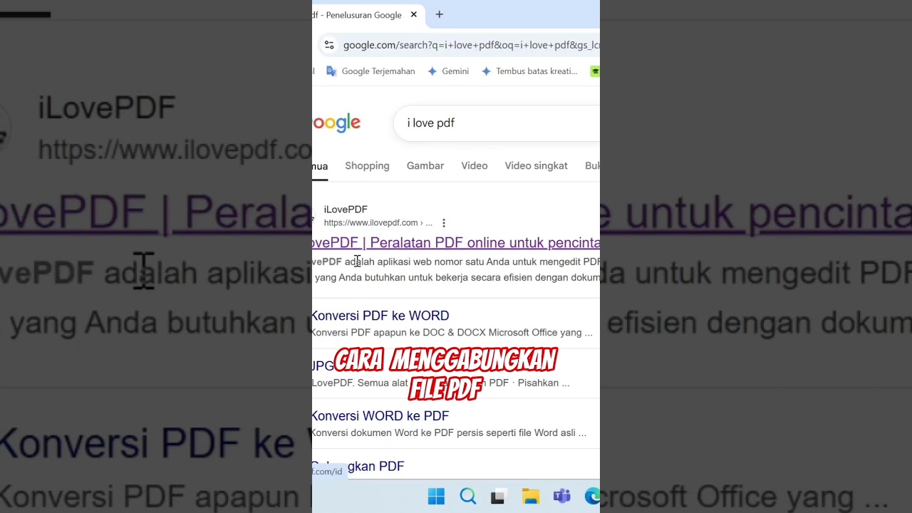 Cara mudah menggabungkan file pdf