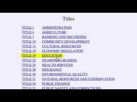 How to Find Education Rules in Texas Administrative Code (TAC)