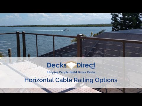 Horizontal Cable Railing Systems For Decks