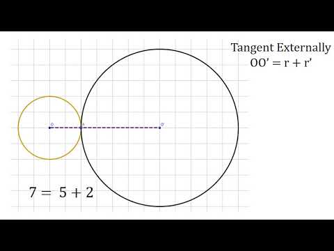 Relative position of two circles :: Self-Learning Program