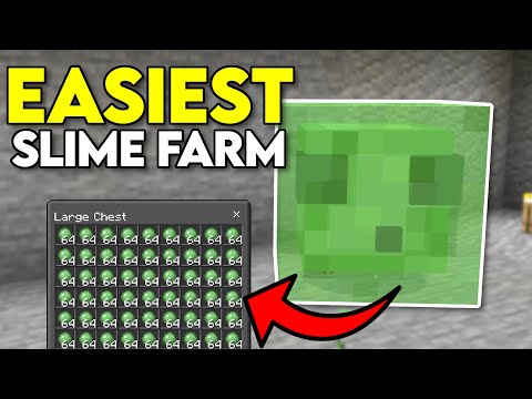 Easiest Way To Get Slime Minecraft Bedrock 1.20