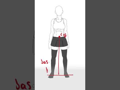 Mistake When Drawing Poses - Quick Art Tips #art #sketch #shorts #tutorial #drawingtutorial #anime