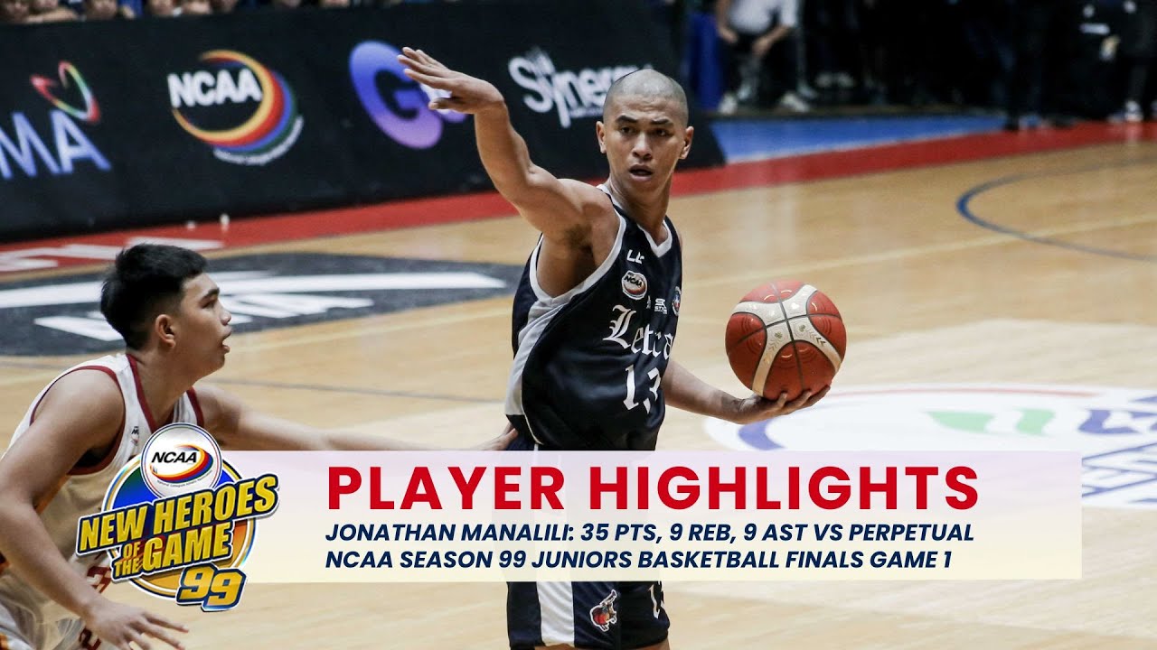 Jonathan Manalili led the Letran Squires to win over the Perpetual Junior Altas | NCAA Season 99