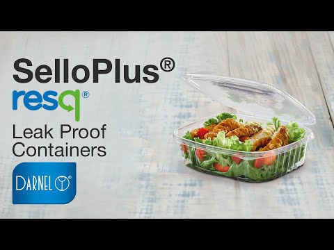 Darnel North America | SelloPlusĀ® Square Hinged Deli Containers