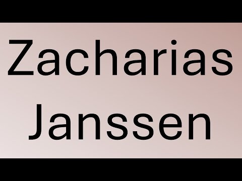 How to pronounce Zacharias Janssen