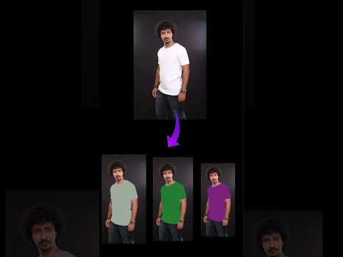 Photo Editing T-shirt Colour #shorts #photopea #edit
