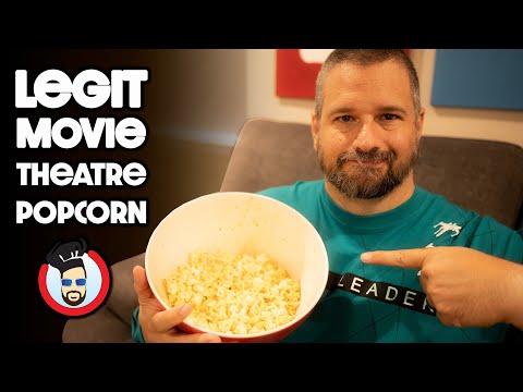 How to Make Legit Movie Theatre Popcorn at home! Super Easy to do!!!