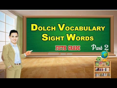 Fifth Grade Dolch Vocabulary Sight Words (Part 2)