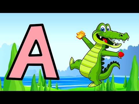 A For Alligator B For Bear Abc Words For Kids Learning Video For Toddlers Abc Alphabets
