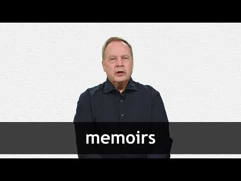 How to pronounce MEMOIRS in American English
