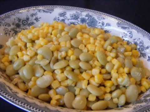Lima Beans + Corn = Succotash 😋