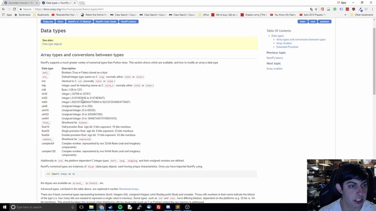 NumPy Tutorial 3 (Basic Operations + Indexing/Slicing)