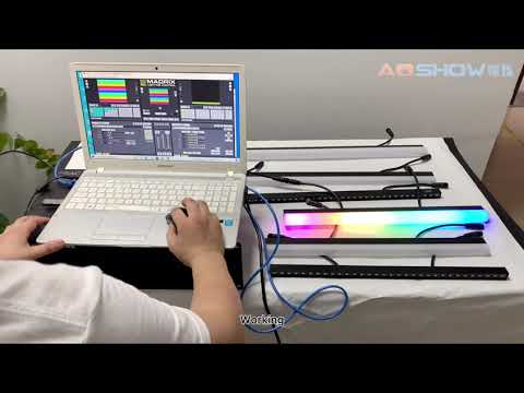 Aoshowled@ LED Pixel Mapping Bar,Round Tube, Square Tube, PSAC Box( Power& Artnet LED Controller)