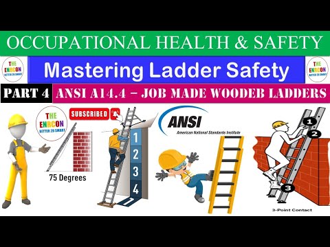 Part 4 Mastering Ladder Safety Job Made Wooden Ladders Understanding ANSI A14 4 Standards -OHSPedia