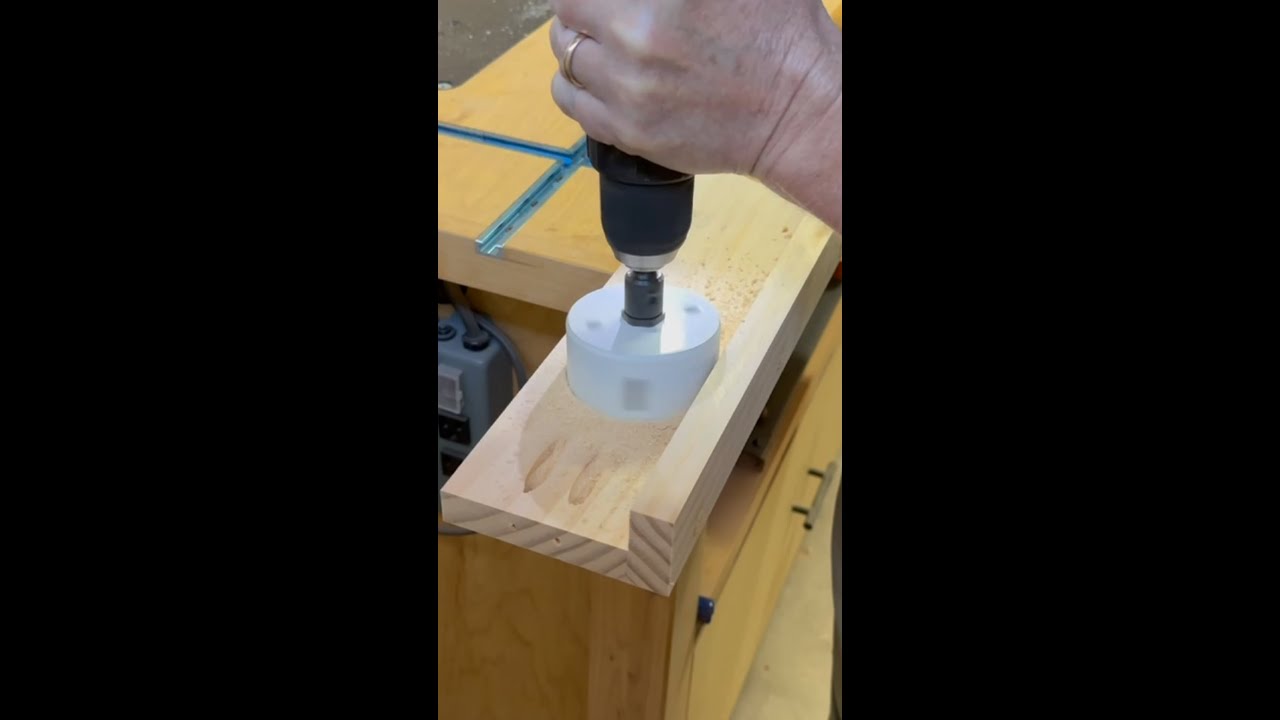 Making Cornhole Beverage Holders