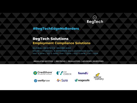 8 September #RegTechEdgeNoBorders | Employment Compliance Solutions