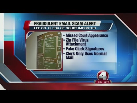 New email scam warning