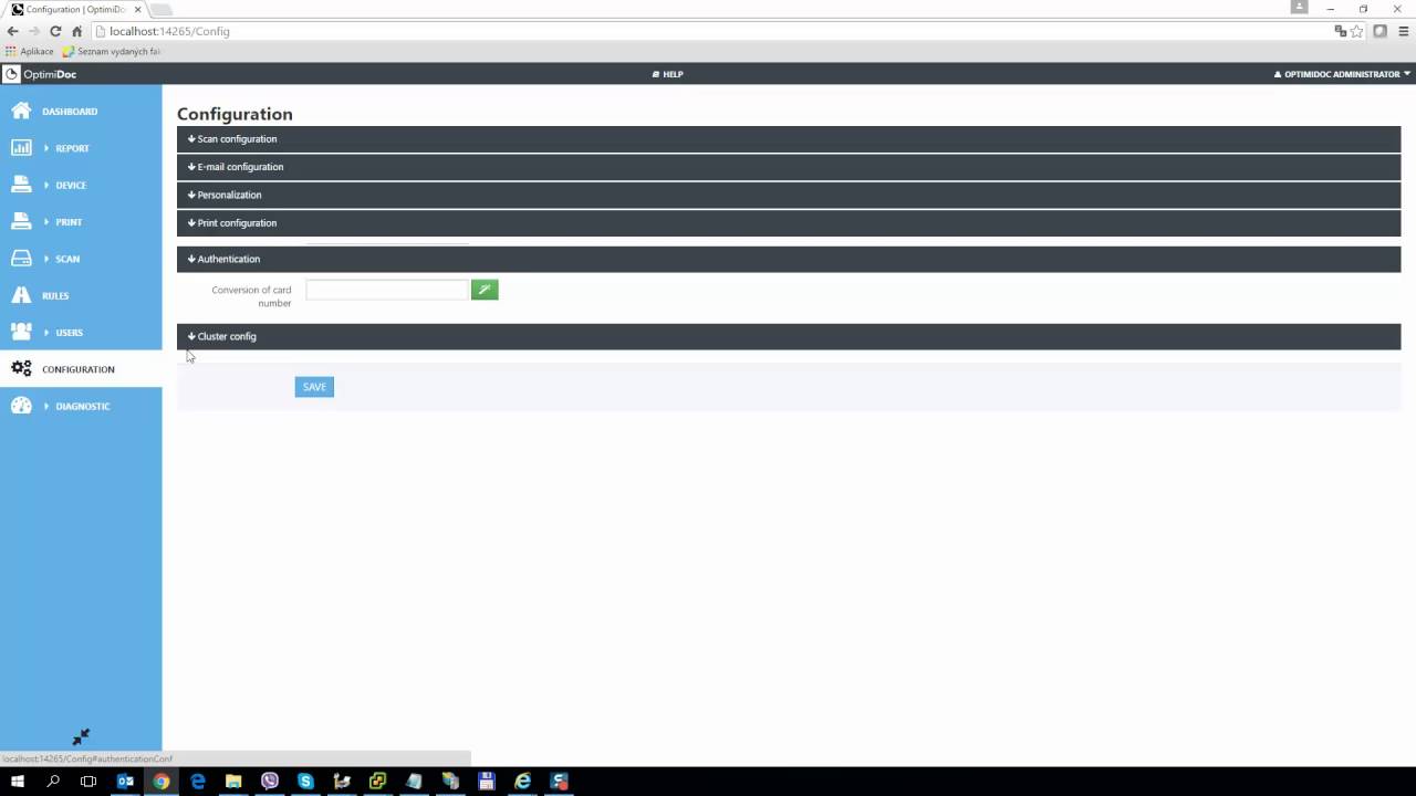 3  OptimiDoc Guide -  Configuration