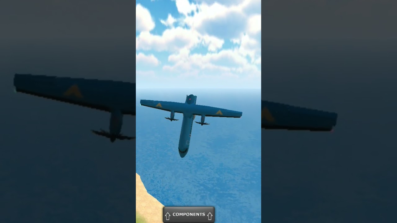 plane collides to another plane and realistically crashes #meme #funny #turbopropfs