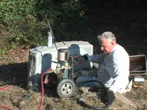 Headstone inscribing at Ralston