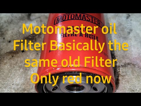 Motomaster oil filter Review