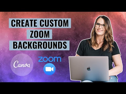 How to Make your own Background for Zoom in Canva