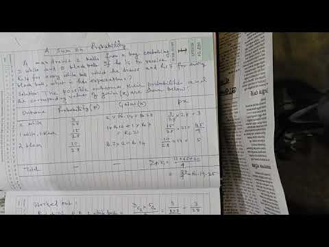 A sum on probability