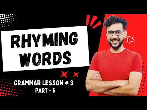 Rhyming Words | What is Rhyming Words | Rhyming Words in English