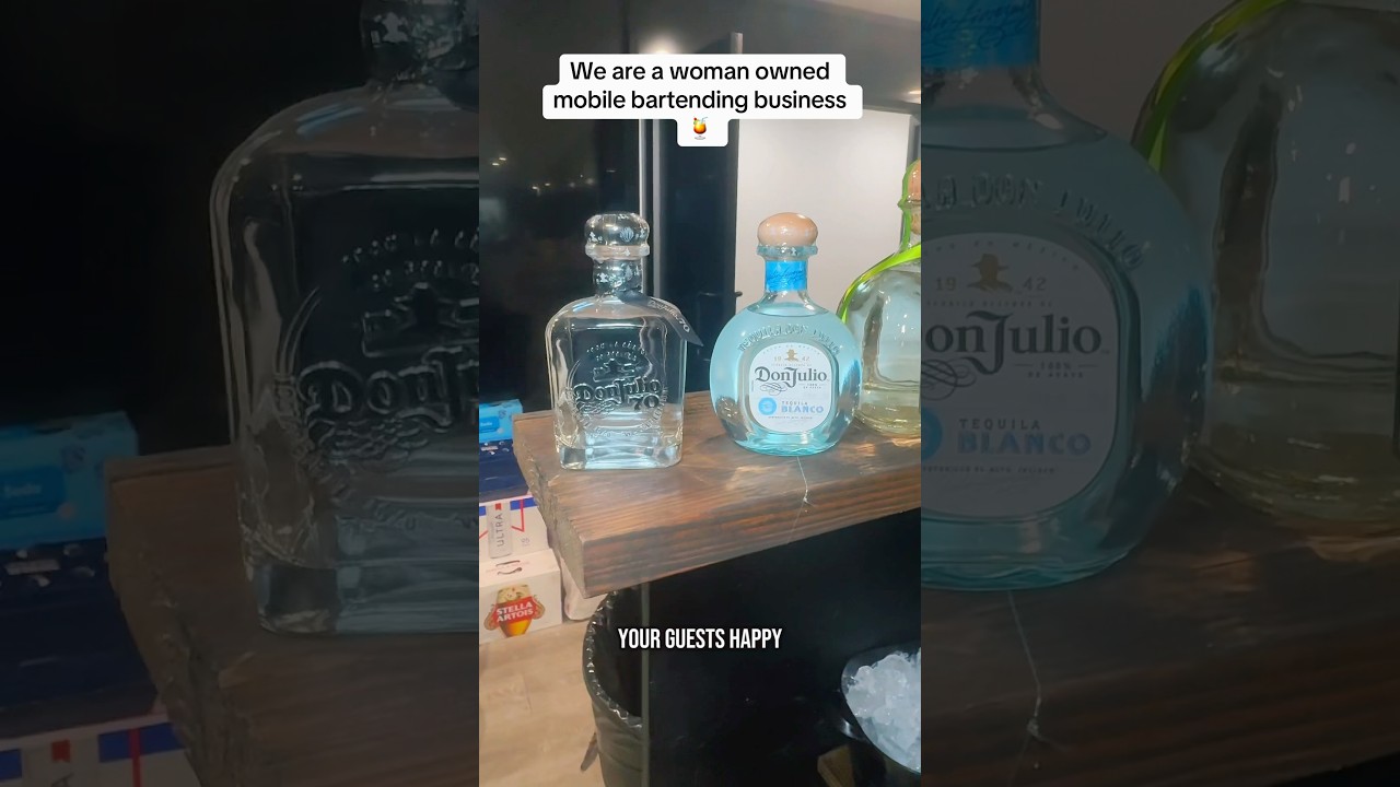 We are a woman owned mobile bartending business 🍹 #bartending #mobilebar#womanownedbusiness