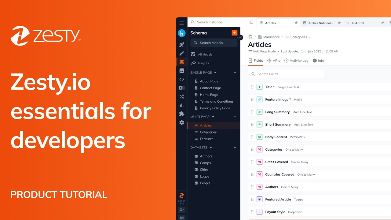 Zesty.io Essentials: Developer Guide