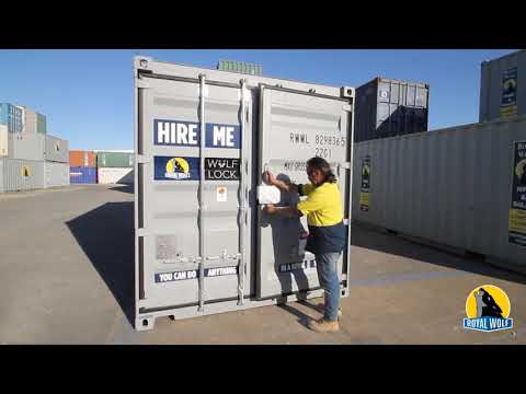 Wolf Lock Premium Hire Container | Royal Wolf AU