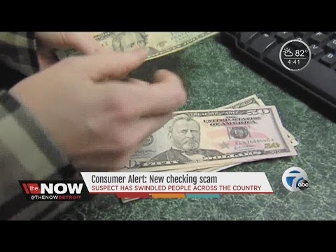 Consumer Alert: New checking scam