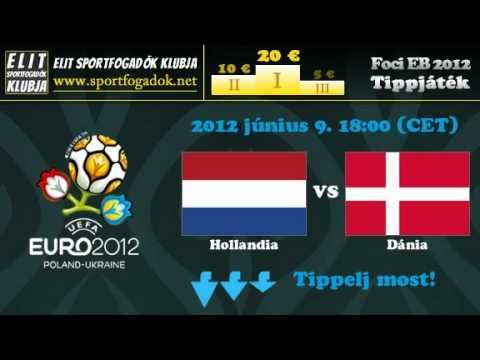 Hollandia vs. Dánia - 2012/06/09, 18:00 - Foci Európa Bajnokság 2012, B csoport