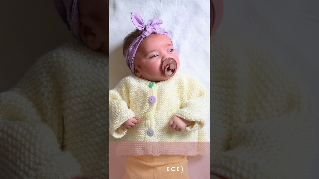 Easy Baby Cardigan Knitting Pattern One Piece