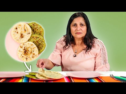 Grandma Tries Vegan Pupusas For The First Time