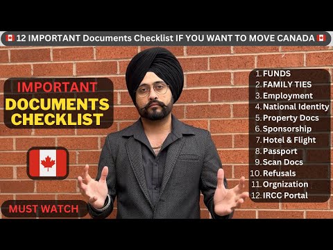How to move from UK to Canada Documents Checklist ๐จ๐ฆ