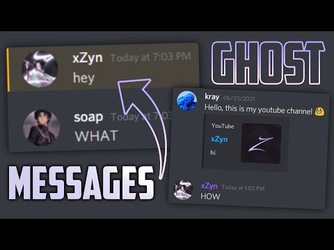Discord *GHOST* Messages! (8 tricks)
