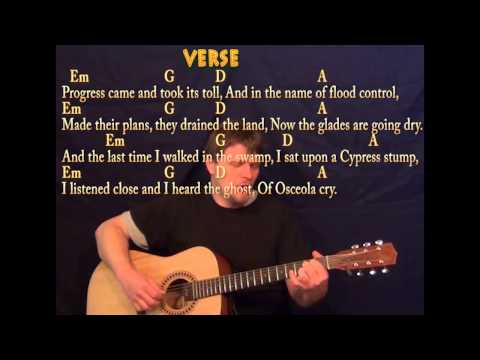 Seminole Wind (John Anderson) Fingerstyle Guitar Cover Lesson with Lyrics