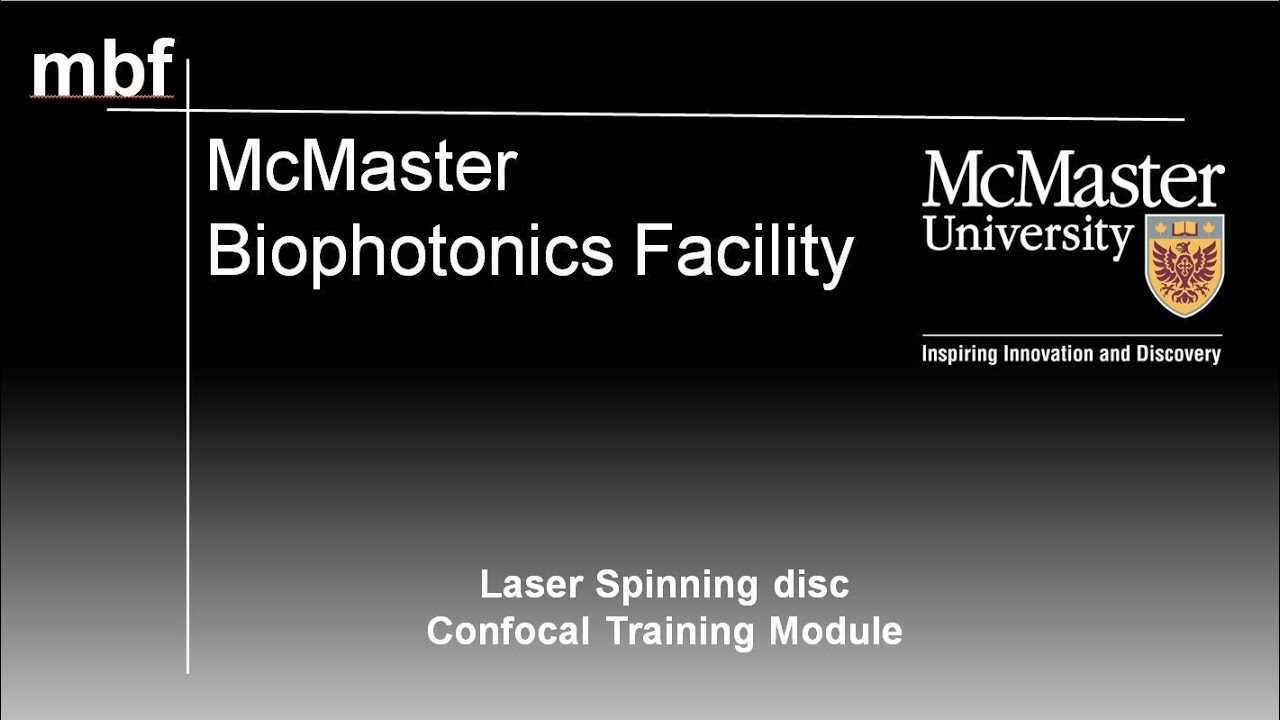 Spinning disc Confocal training module