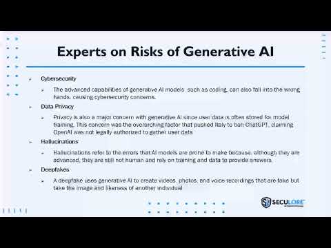 Risks of Generative AI
