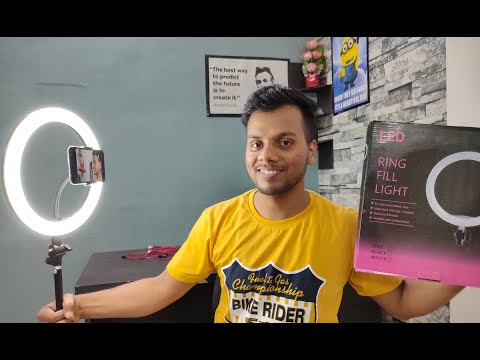 Ring Light with Stand for Youtube, Tiktok & Makeup Videos