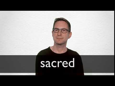 How to pronounce SACRED in British English