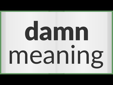 Damn | meaning of Damn